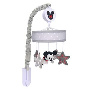 Lambs & Ivy Disney Baby Magical Mickey Mouse Musical Baby Crib Mobile - Gray