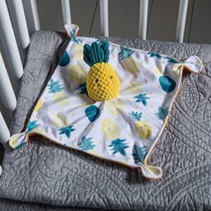 Mary Meyer Soothie Security Blanket, 10 x 10-inches, Sweet Pineapple