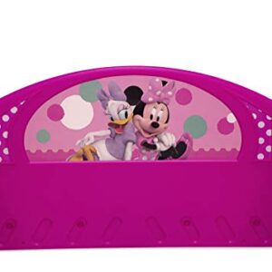 Delta Children Disney Minnie Mouse Plastic Sleep and Play Toddler Bed with Attached Guardrails