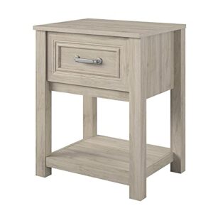 little seeds sierra ridge levi kids, walnut nightstand