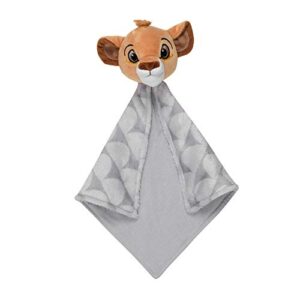 lambs & ivy disney baby the lion king lovey gray plush security blanket