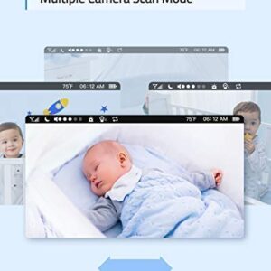 Add-on Baby Camera Unit, Baby Monitor Camera, eufy Security Video Baby Monitor, 720p HD Resolution, Ideal for New Moms, Easy to Pair, Night Vision, Long-Lasting Battery (Renewed)