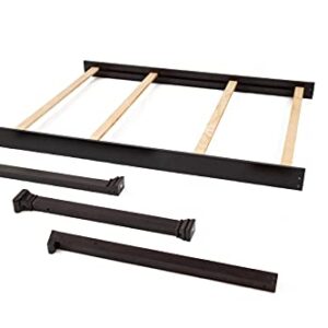 Full Size Conversion Kit Bed Rails for Select Sorelle Crib with Changer Combos (Espresso, Verona Crib and Changer)