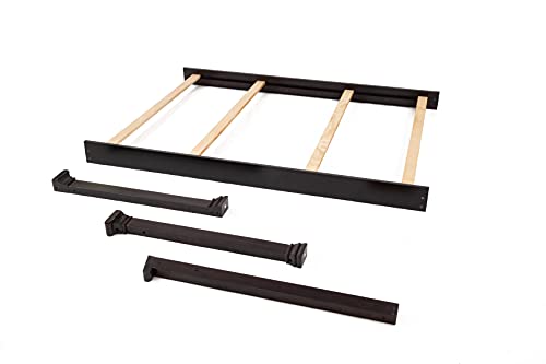 Full Size Conversion Kit Bed Rails for Select Sorelle Crib with Changer Combos (Espresso, Verona Crib and Changer)