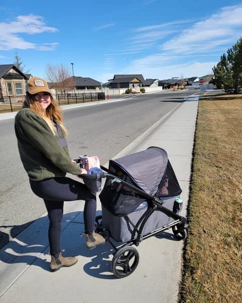 Baby Trend Expedition 2-in-1 Stroller Wagon PLUS, Ultra Black