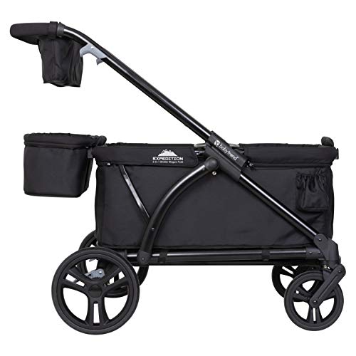 Baby Trend Expedition 2-in-1 Stroller Wagon PLUS, Ultra Black