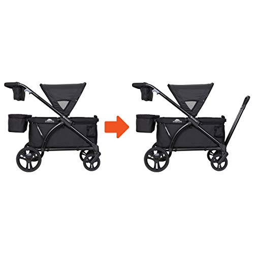 Baby Trend Expedition 2-in-1 Stroller Wagon PLUS, Ultra Black