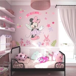 minnie mouse wall stickers vinyl decals kids girls nursery baby room decor