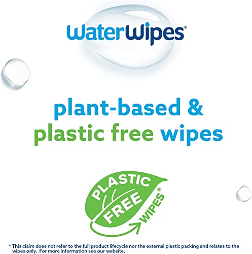 WaterWipes Plastic-Free XL Bathing Wipes for Toddlers & Babies, 99.9% Water Based Wipes, Unscented & Hypoallergenic for Sensitive Skin, 16 Count (1 pack), Packaging May Vary