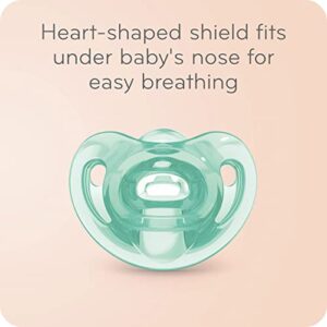 NUK Comfy Orthodontic Pacifiers, 0-6 Months, 3 Pack