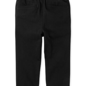 The Children's Place baby boys and Toddler Stretch Skinny Chino Pants Jeans, Black Single, 3T US