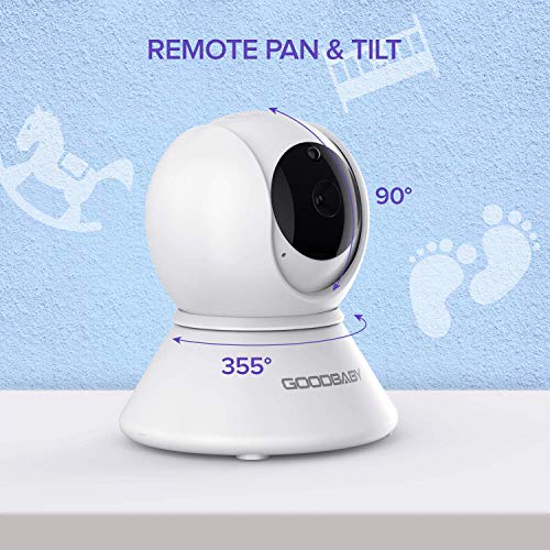 GoodBaby Baby Monitor with Remote Pan-Tilt-Zoom Camera|Keep Babies Safe with 3.5” Large Screen, Night Vision, Talk Back, Room Temperature, Lullabies, 960ft Range1