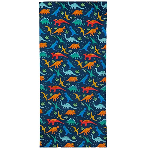 Wildkin Kids Nap Mat Cover for Boys & Girls, Sewn-in Flap Design Rest Mat Cover, Perfect for Preschool & Daycare, Fits our Vinyl Nap Mat up to 1.5 Inches Including Basic Sleep Mat (Jurassic Dinosaurs)