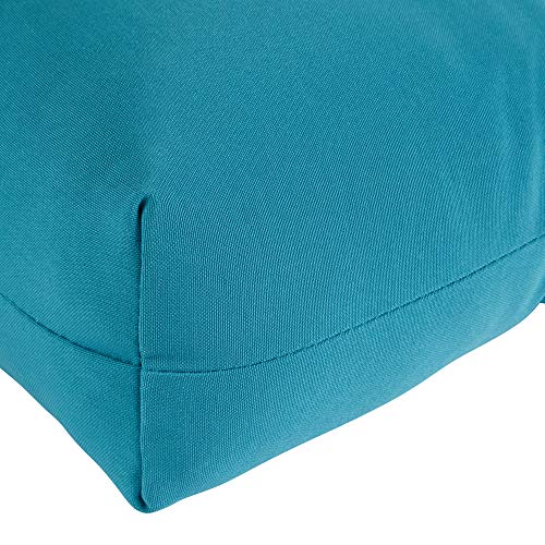 Greendale Home Fashions Outdoor 44 x 22-inch High Back Chair Cushion, Set of 2, Arctic