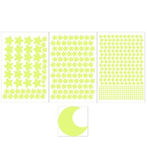 Glow in The Dark Stars Decals Decor for Ceiling, Starry Sky Shining Decoration Perfect for Kids Bedroom Bedding Room Gifts