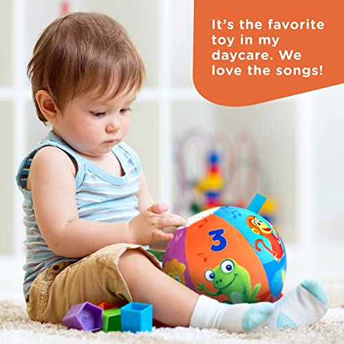 Move2Play, Toddler & Baby Ball with Music and Sound Effects, Baby Toy for 6 to 12 Months, Boy and Girl 1 Year Old Birthday Gift