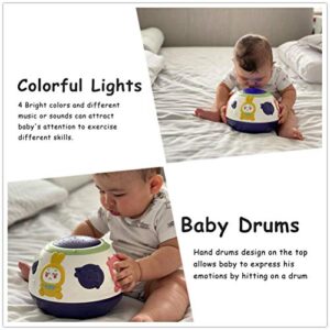 TUMAMA Baby Toy Gifts for Newborn, Toddlers Night Light Star Projector, Baby Sleep Soother Sound Machine, Talking Baby Toys