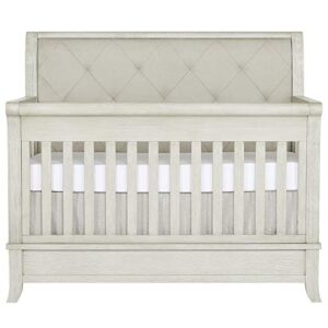 evolur signature amsterdam 5-in-1 convertible crib, glazed brush white