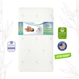 Evolur Comfort Cool Flow Foam Crib & Toddler Mattress I Waterproof I Greenguard Gold Certified