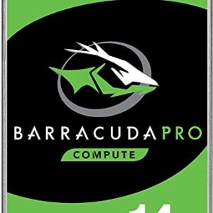 Seagate Barracuda Pro 14TB Internal Hard Drive Performance HDD – 3.5 Inch SATA 6 Gb/s 7200 RPM 256MB Cache for Computer Desktop PC (ST14000DM001) (Renewed)