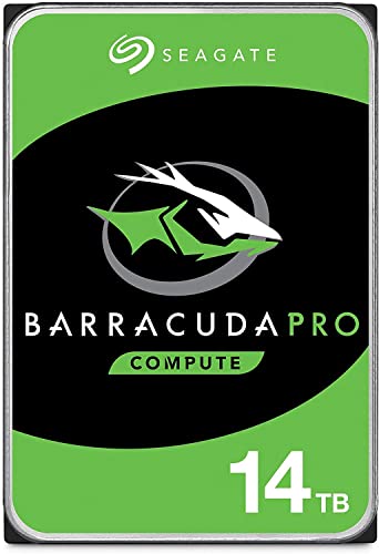 Seagate Barracuda Pro 14TB Internal Hard Drive Performance HDD – 3.5 Inch SATA 6 Gb/s 7200 RPM 256MB Cache for Computer Desktop PC (ST14000DM001) (Renewed)