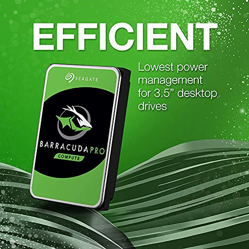 Seagate Barracuda Pro 14TB Internal Hard Drive Performance HDD – 3.5 Inch SATA 6 Gb/s 7200 RPM 256MB Cache for Computer Desktop PC (ST14000DM001) (Renewed)