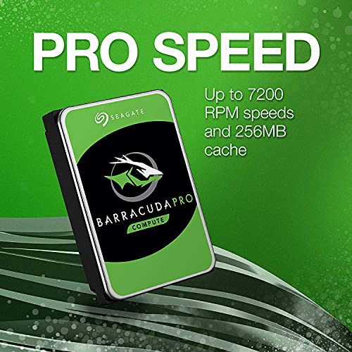 Seagate Barracuda Pro 14TB Internal Hard Drive Performance HDD – 3.5 Inch SATA 6 Gb/s 7200 RPM 256MB Cache for Computer Desktop PC (ST14000DM001) (Renewed)