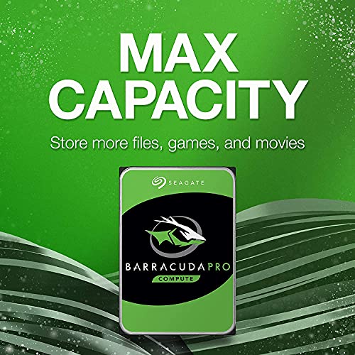 Seagate Barracuda Pro 14TB Internal Hard Drive Performance HDD – 3.5 Inch SATA 6 Gb/s 7200 RPM 256MB Cache for Computer Desktop PC (ST14000DM001) (Renewed)