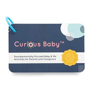 Curious Baby™ Award Winning 40+ Activities for Baby & Me (0-12 Months) | Developmentally-Focused and Stimulating Creative Playtime Ideas for Baby & Me | Includes Black/White High-Contrast Cards