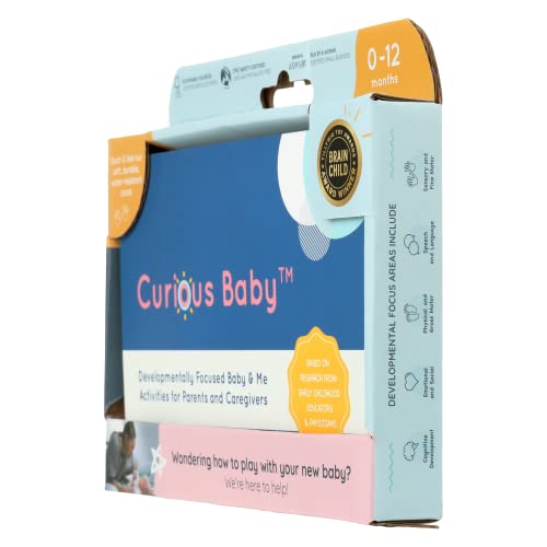 Curious Baby™ Award Winning 40+ Activities for Baby & Me (0-12 Months) | Developmentally-Focused and Stimulating Creative Playtime Ideas for Baby & Me | Includes Black/White High-Contrast Cards