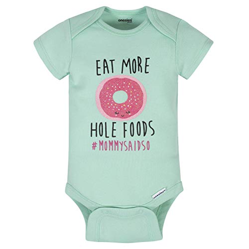 Onesies Brand baby girls 8-pack Short Sleeve Mix & Match Bodysuits and Toddler T Shirt Set, Pink Sweet Treats, 0-3 Months US