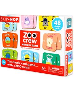 skip hop toddler memory game, zoo crew