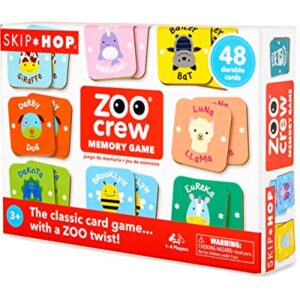 Skip Hop Toddler Memory Game, Zoo Crew