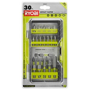 ryobi ar2037 impact rated driving kit (30-piece)