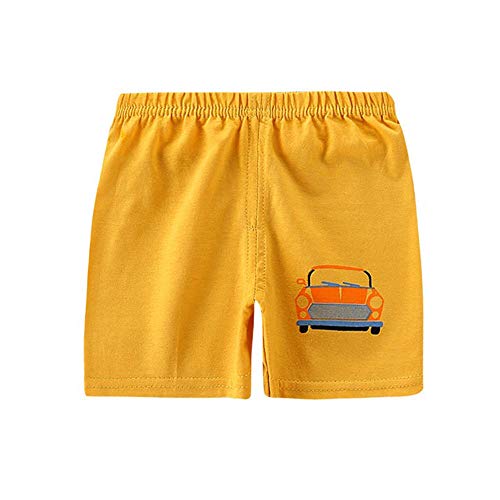 sharely sheep SharelySheep Baby Boys Elastic Waist Dinosaur Cotton Shorts Toddler Kids Pants, T9, 2T