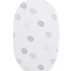 4moms mamaRoo sleep Bassinet Sheets, For Baby Bassinets and Furniture, Machine Washable and 100% Cotton, White