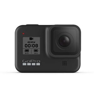 gopro hero8 black - waterproof action camera with touch screen 4k ultra hd video 12mp photos 1080p live streaming stabilization