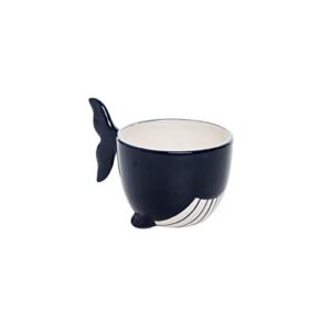 beachcombers nautical whale mug blue