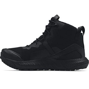 under armour mens micro g valsetz mid military and tactical boot, black (001 black, 10.5 us