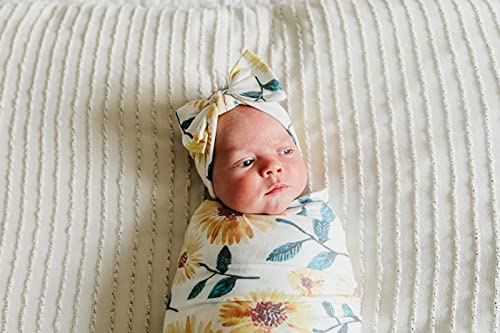 Copper Pearl Large Premium Knit Baby Swaddle Receiving Blanket Sunnie