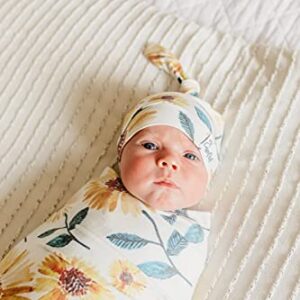 Copper Pearl Large Premium Knit Baby Swaddle Receiving Blanket Sunnie