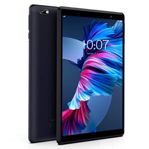 pritom android tablet 8 inch android tablet, 2gb ram, 64gb rom, quad core, hd ips screen, 8.0 mp rear camera, wi-fi, bluetooth, tablet pc, black