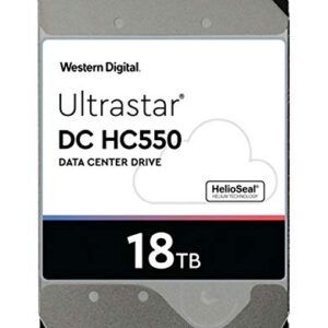 WD Ultrastar DC HC550 18TB 7200RPM 3.5" SATA Hard Drive WUH721818ALE6L4