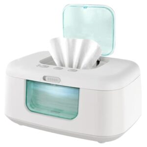 tinybums baby wipe warmer & dispenser with led changing light & on/off switch - jool baby