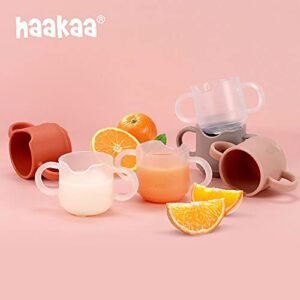 haakaa Silicone Toddler Cups, BPA Free Drop-proof Training Cups for Baby 6 Months+, 5 Ounce