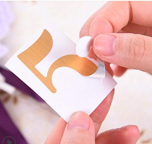 StayMax 1-30 Wedding Party Number Stickers for Table Card Accessories Decorative self-adhensive Number Sticker