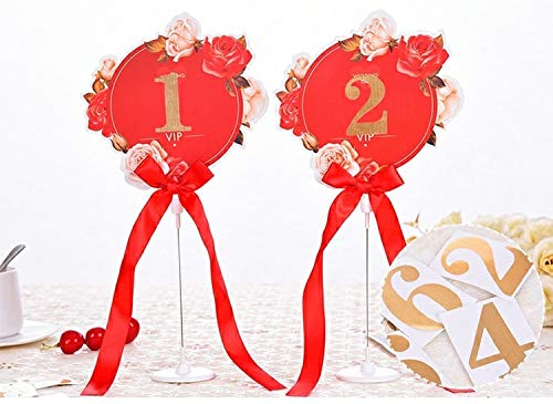 StayMax 1-30 Wedding Party Number Stickers for Table Card Accessories Decorative self-adhensive Number Sticker