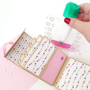 STANDIY Liquid Glue Stand - Craft Glue Bottle Holder, Fine Tip, Precision Tip, and Needle Tip Glue Bottle Stand, Scrapbooking Tools, Your Glue is Always Ready for Your Craft Projects, (Hearts)