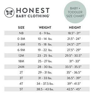 HonestBaby unisex-Baby-Organic Cotton Short Sleeve T-shirt Multi-packs and Toddler T Shirt Set, 10-pack Rainbow-Boy, 3T US