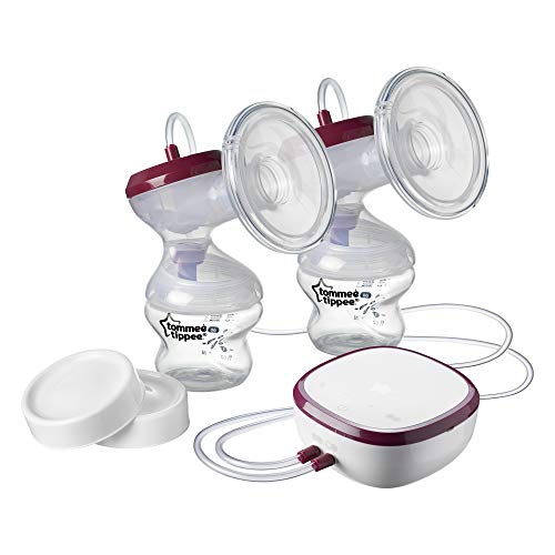 Tommee Tippee Made for Me Double Electric Breast Pump, USB Rechargeable | Quiet, Portable, Lightweight